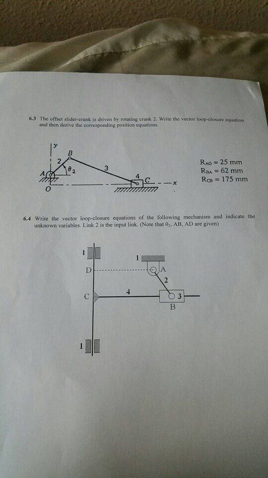 TUTORIAL 6 MA2002 Theory of Mechanism MP2002 | Chegg.com