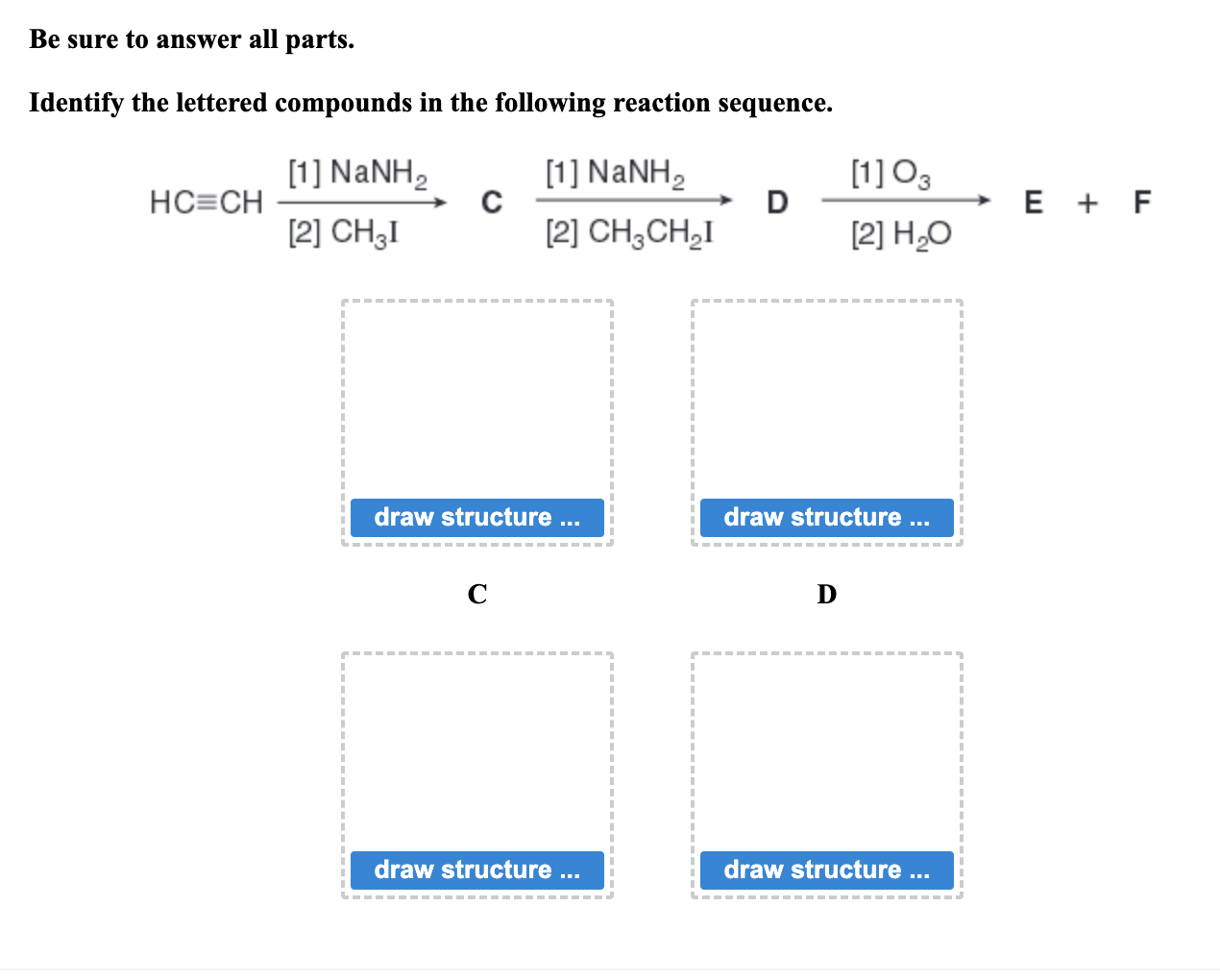 Solved Be sure to answer all parts. Identify the lettered | Chegg.com