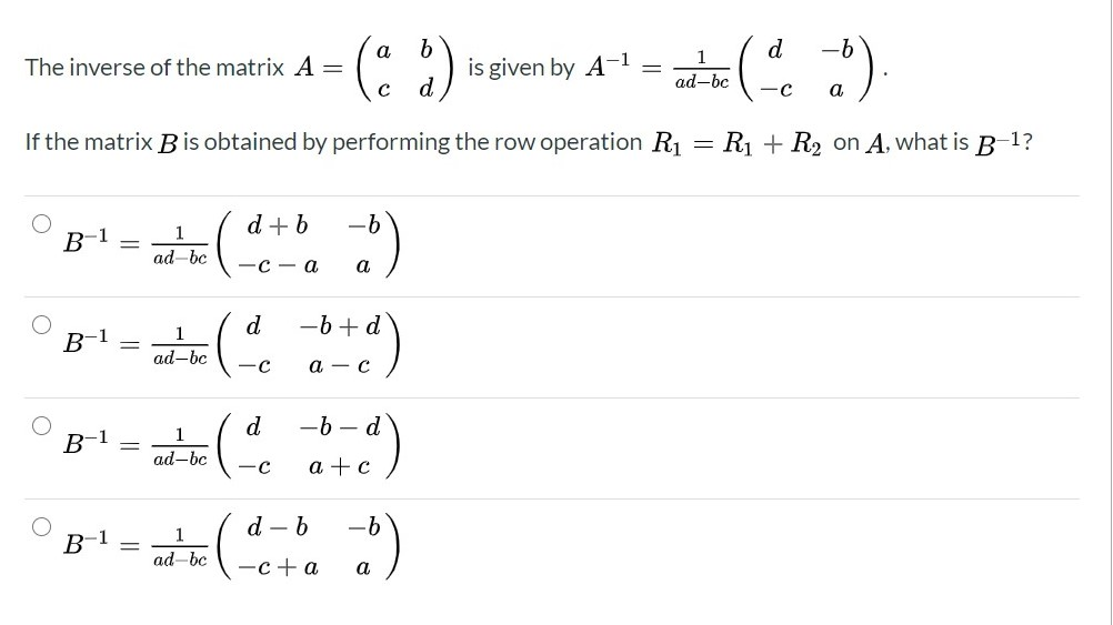 Solved Let A be a 3 x 2 matrix and B be a 2 x 3 matrix. What | Chegg.com