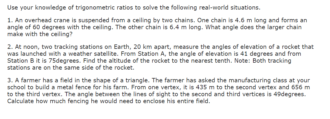 Solved Solve questions 1-3. | Chegg.com