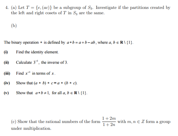 Solved (c) ﻿Show that the rational numbers of ﻿the form | Chegg.com