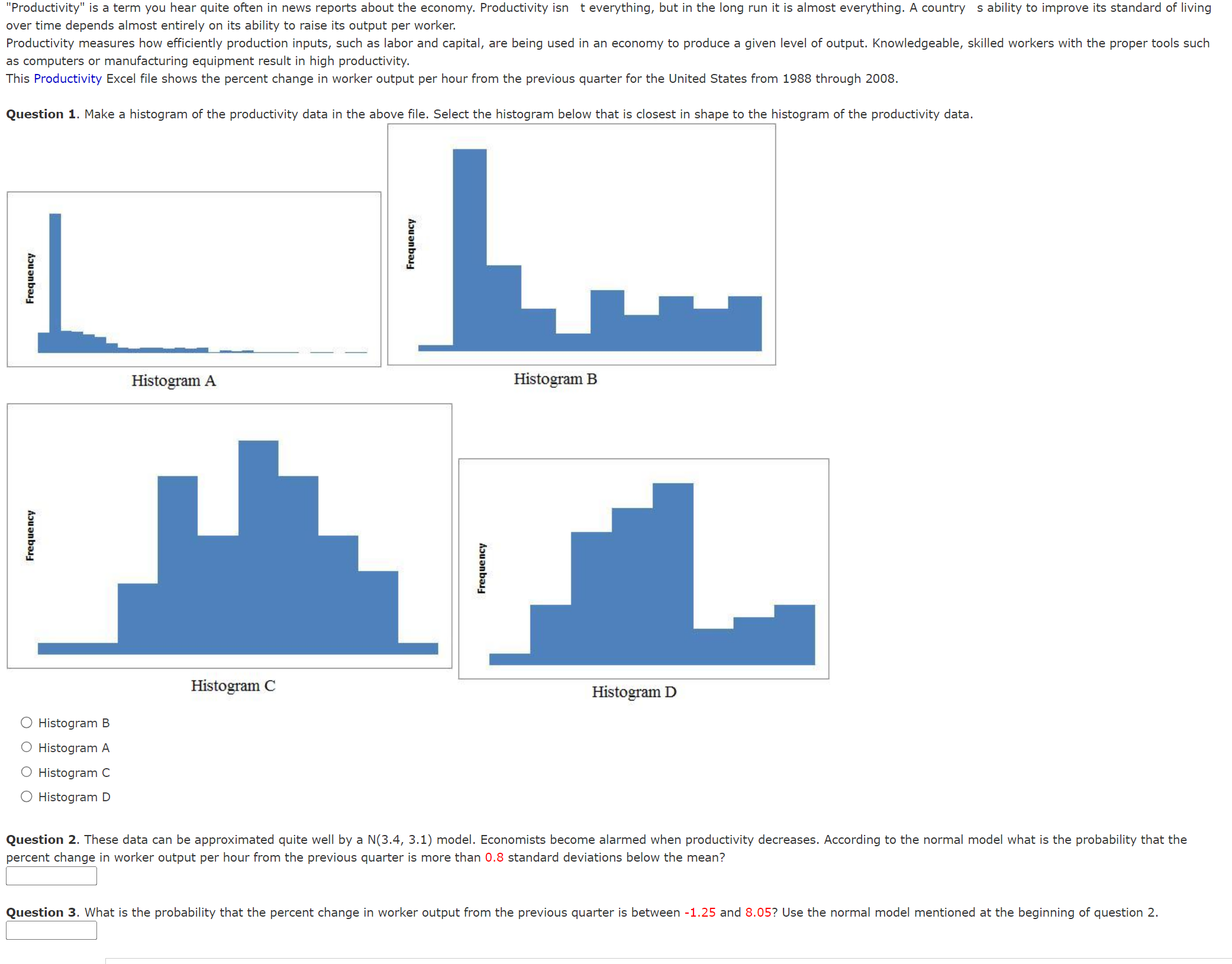 Solved over time depends almost entirely on its ability to | Chegg.com