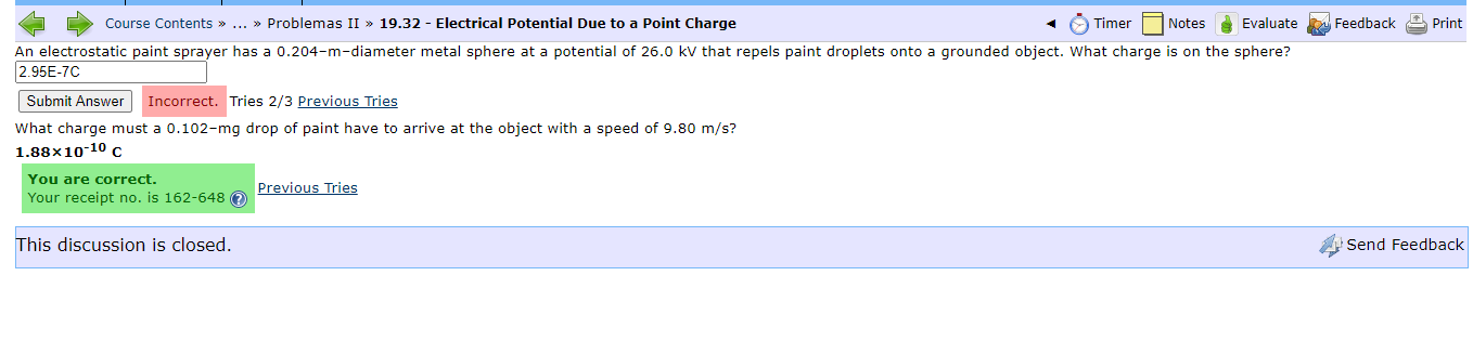 Solved Feedback E Print Course Contents >> ... >> Problemas | Chegg.com