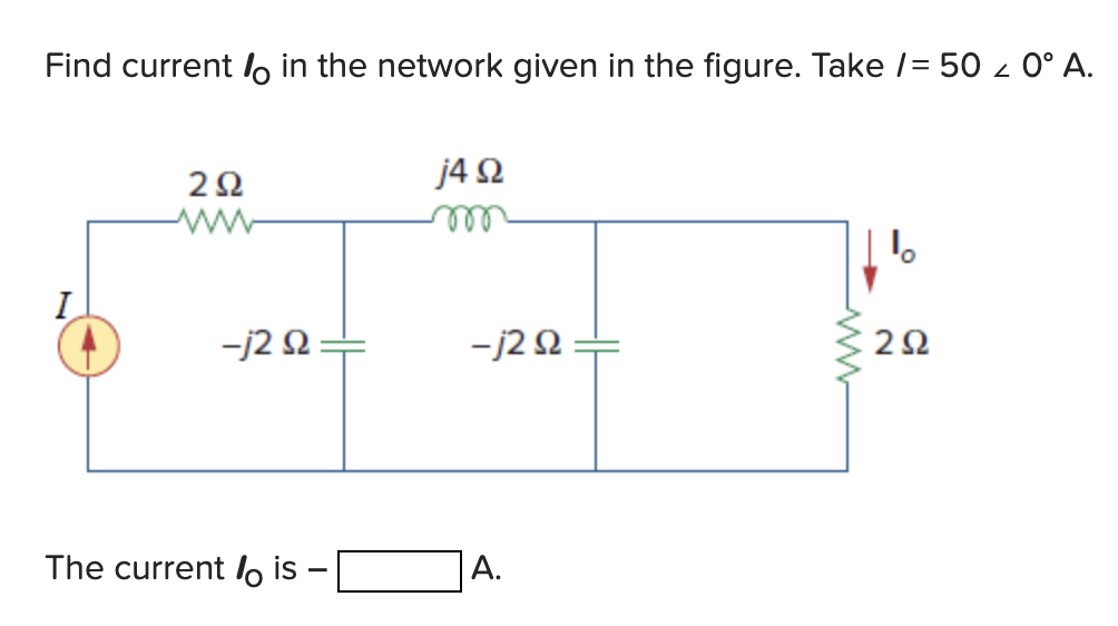 Solved Find current ι0 in the network given in the figure. | Chegg.com Solved Find current ι0 in the network given in the figure. | Chegg.com