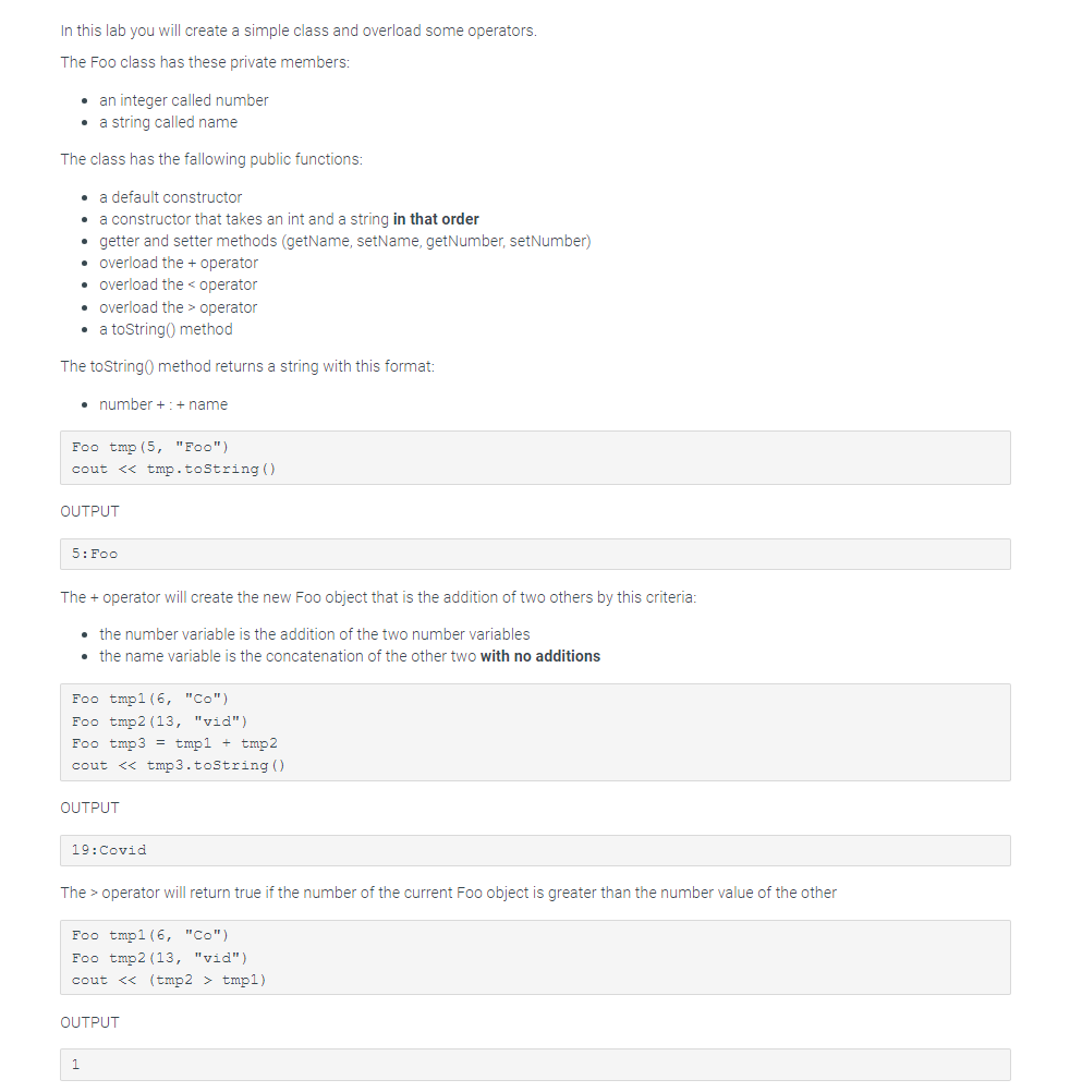 Solved In this lab you will create a simple class and | Chegg.com