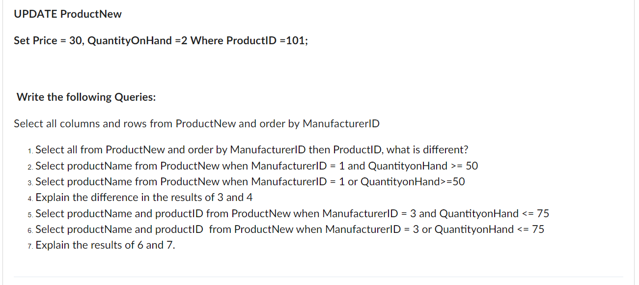 Solved I. JOINS Using the tables you created for Assignment | Chegg.com