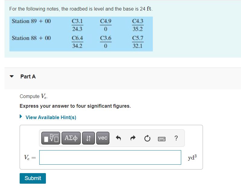 Solved For the following notes, the roadbed is level and the | Chegg.com