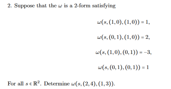Solved 2. Suppose that the ω is a 2 -form satisfying | Chegg.com