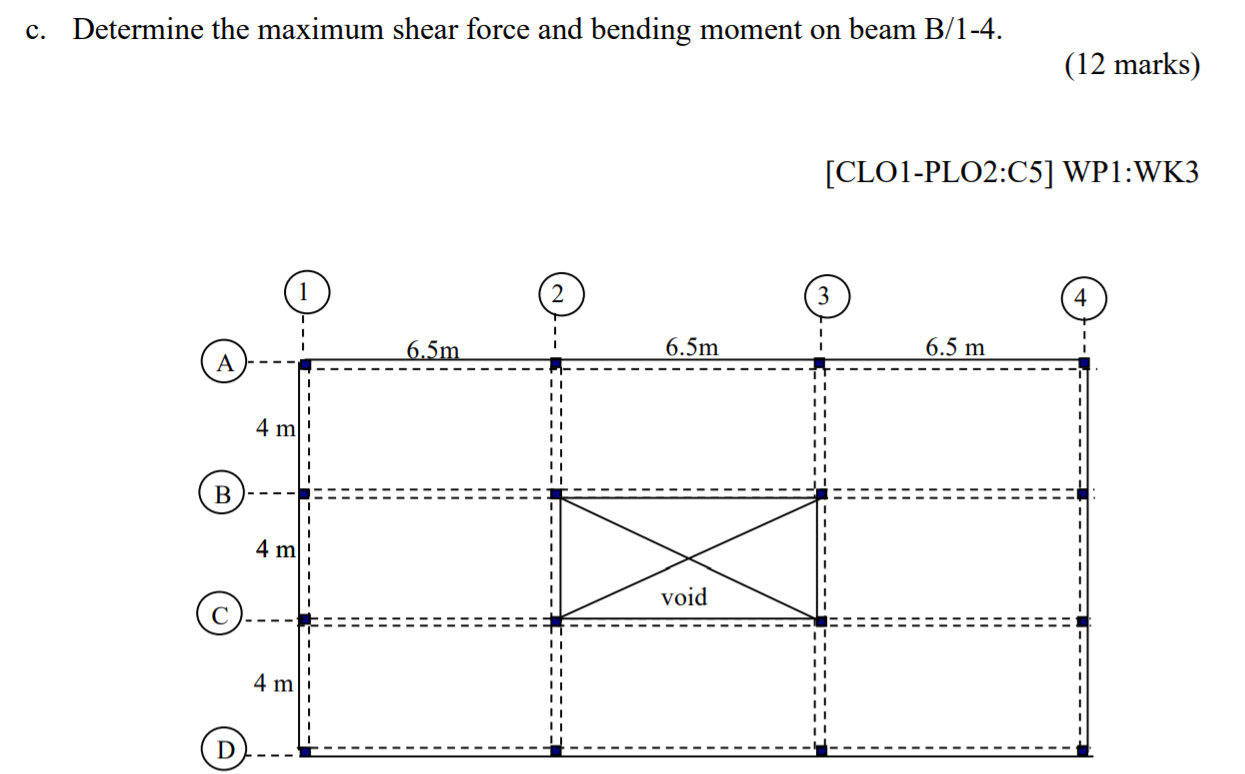 Solved The figure below shows a part of the first floor plan | Chegg.com