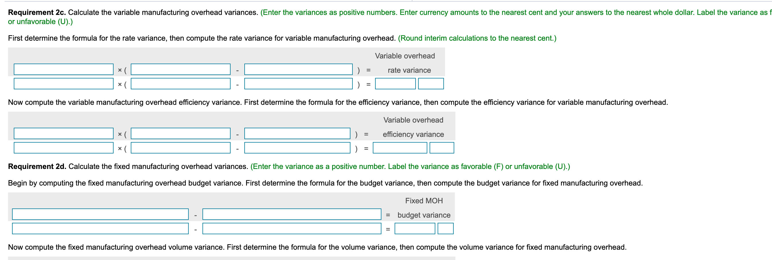 Solved Variable manufacturing overhead: Variance Meaning | Chegg.com