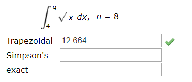 Solved Use the Trapezoidal Rule and Simpson's Rule to | Chegg.com