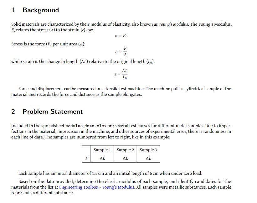 Solved Solid materials are characterized by their modulus of | Chegg.com