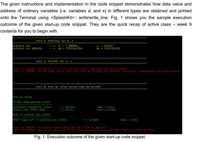 he given instructions and implementation in the code | Chegg.com
