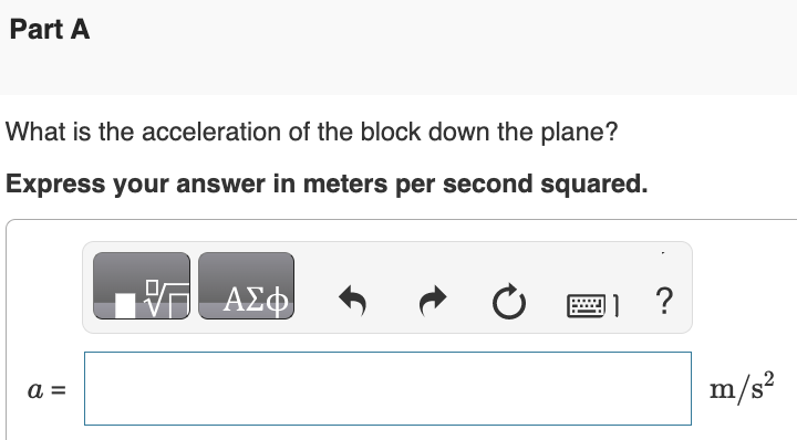 Solved A block with mass m=5.00 kg slides down a surface | Chegg.com