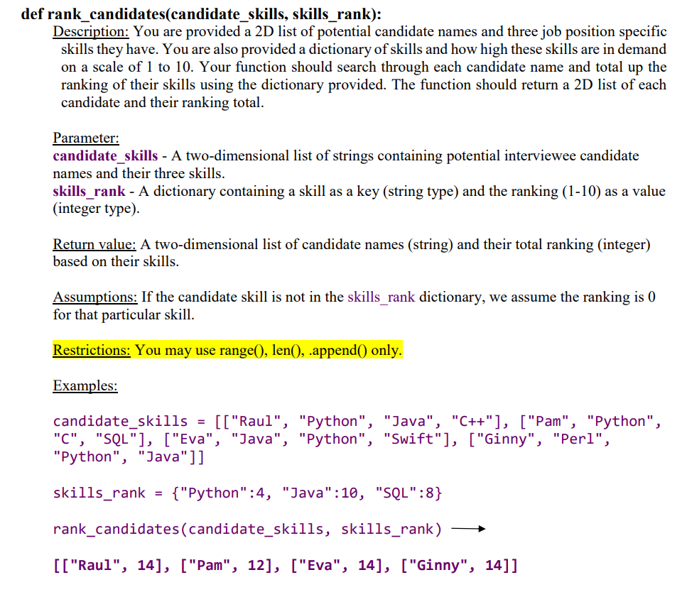 Solved Please!!!! I need this written in python. In the most | Chegg.com
