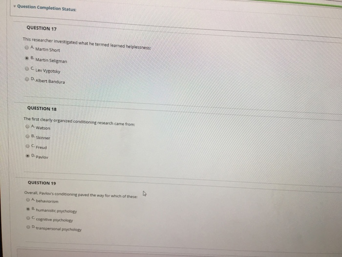 Solved Question Completion Status: QUESTION 17 This | Chegg.com