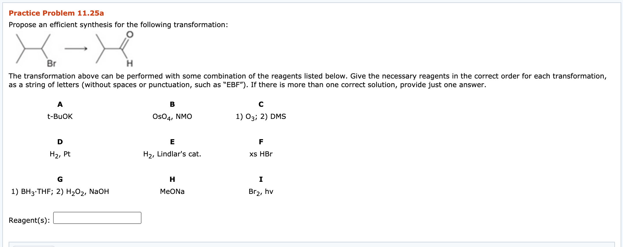 Solved Practice Problem 11.25a Propose an efficient | Chegg.com