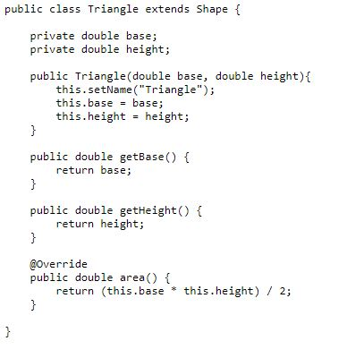 Solved Activity 2. Download the three classes, Shape, | Chegg.com