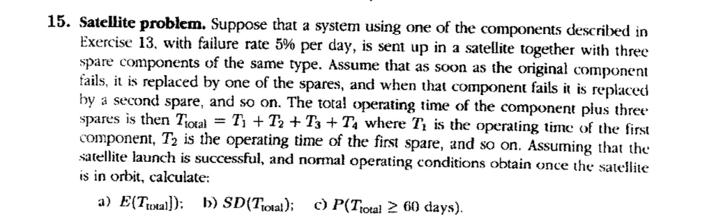 15. Satellite problem. Suppose that a system using | Chegg.com