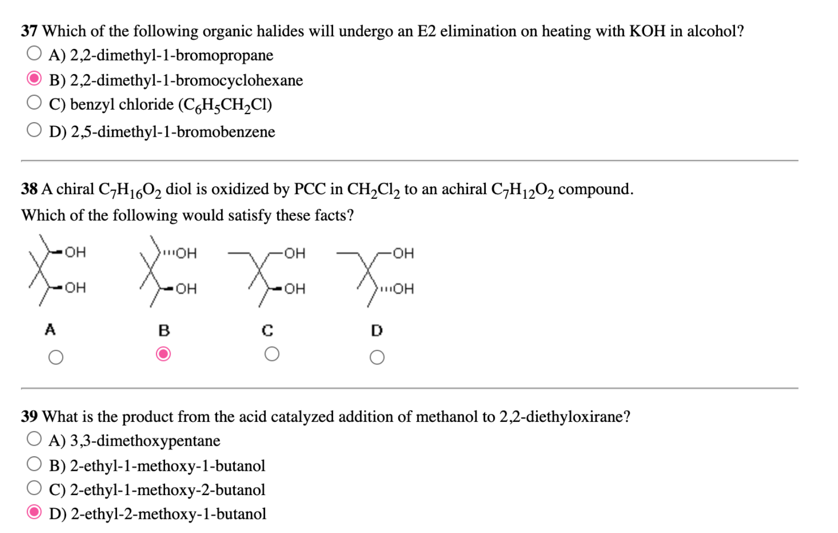 Solved Correct answers are already selected. For each of | Chegg.com