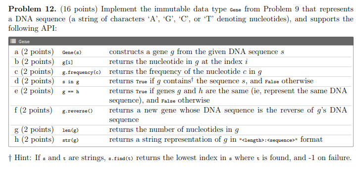 Solved Problem 12. (16 points) Implement the immutable data | Chegg.com