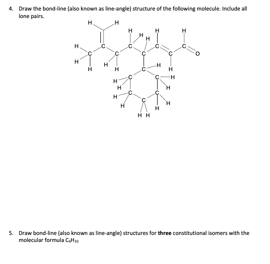 Solved 1. Consider the following molecule, and then answer | Chegg.com