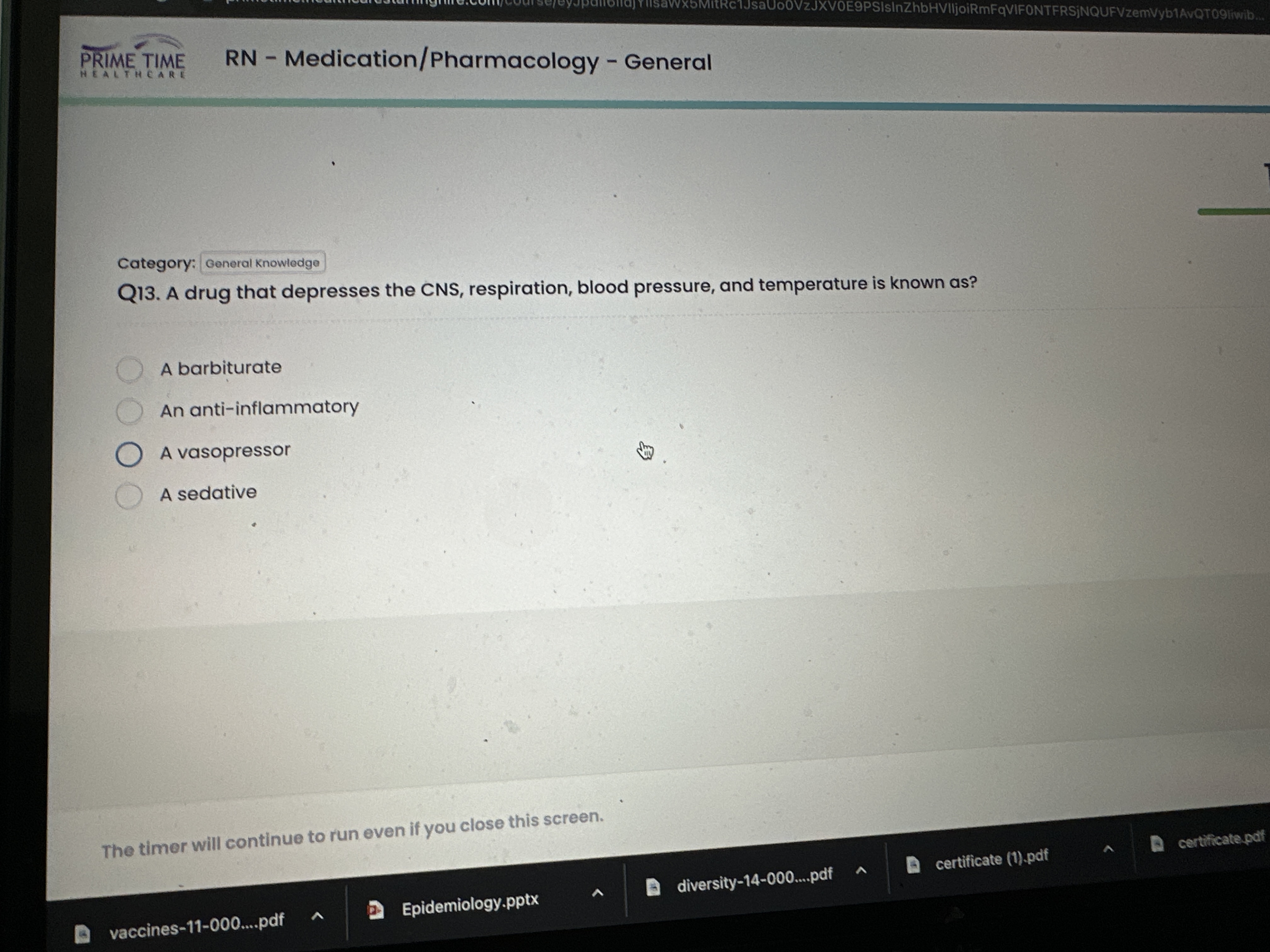 Solved Category:Q12. ﻿All the following are beta-adrenergic | Chegg.com