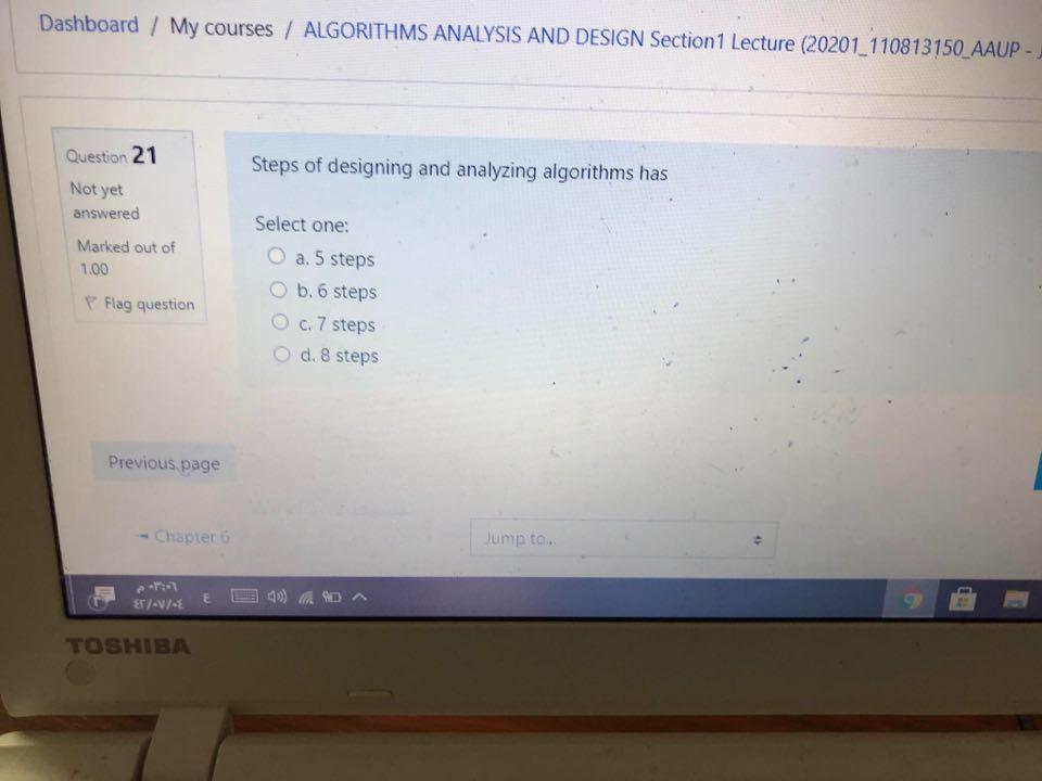 Solved Dashboard / My courses / ALGORITHMS ANALYSIS AND | Chegg.com