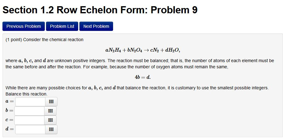 Solved Section 1.2 Row Echelon Form: Problem 9 Previous | Chegg.com