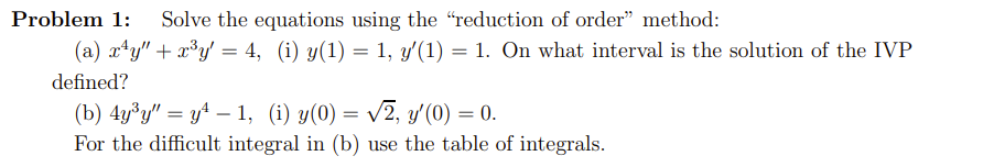 Solved Solve Part (b) only! for me. Let z=y' , by using the | Chegg.com