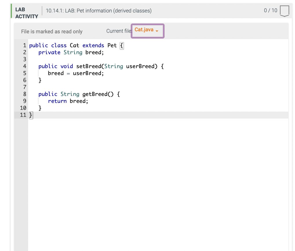 Solved The base class Pet has protected fields petName, and | Chegg.com