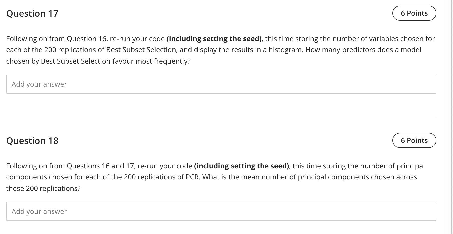 Solved Fast Food Analysis For the purposes of Questions 10 | Chegg.com
