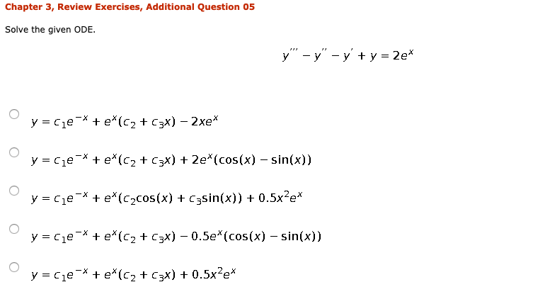 Solved Chapter 3, Review Exercises, Additional Question 05 | Chegg.com