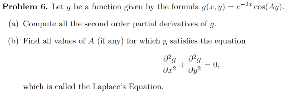 Solved Problem 6. Let g be a function given by the formula | Chegg.com