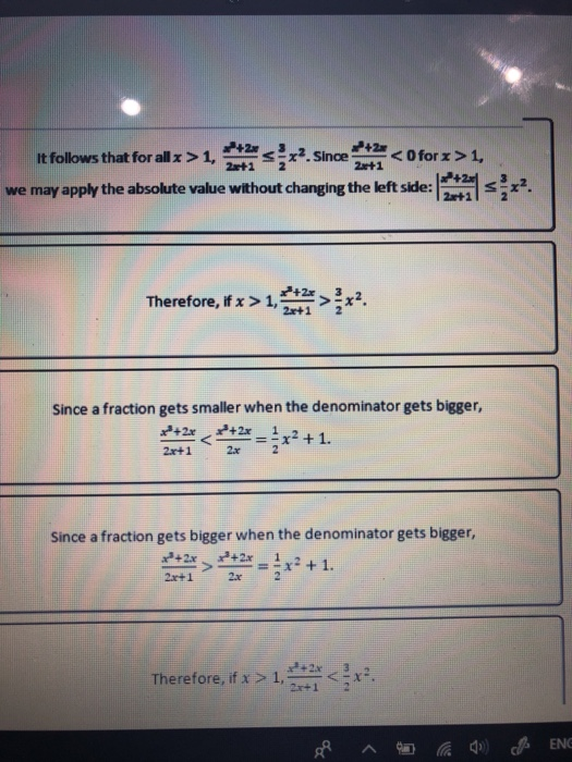 Solved consider f(x) = (x^3 + 2x)/(2x + 1). | Chegg.com