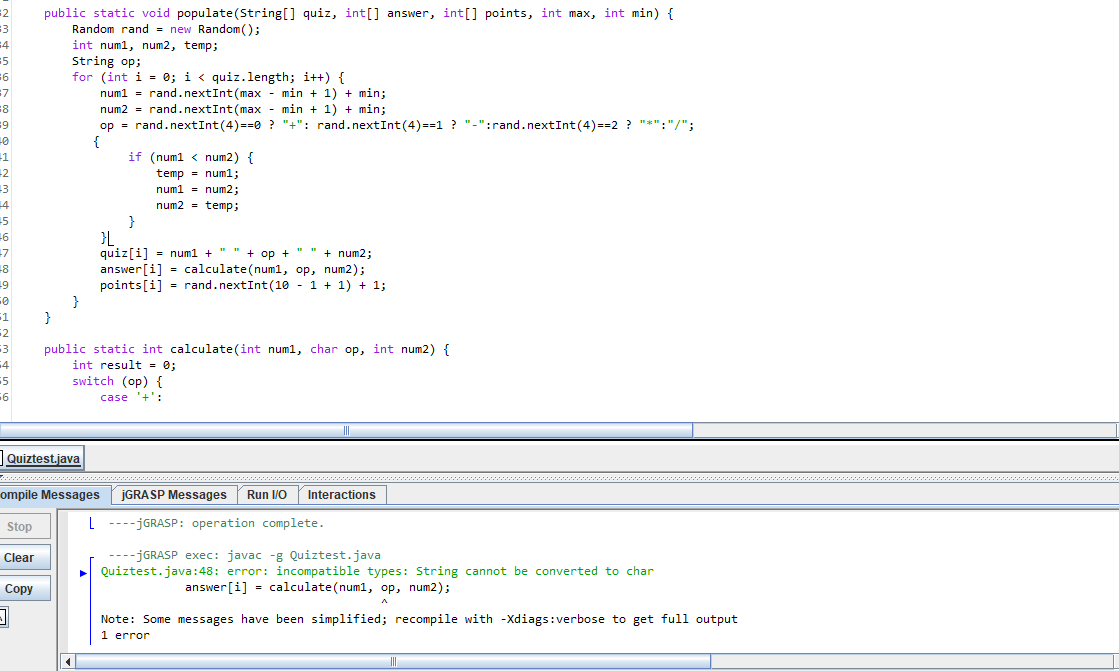 Solved Ok what im trying to do is get this program to work | Chegg.com