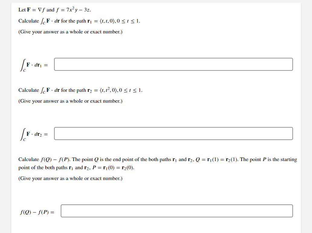 Let 𝐅=∇𝑓 =∇ and | Chegg.com