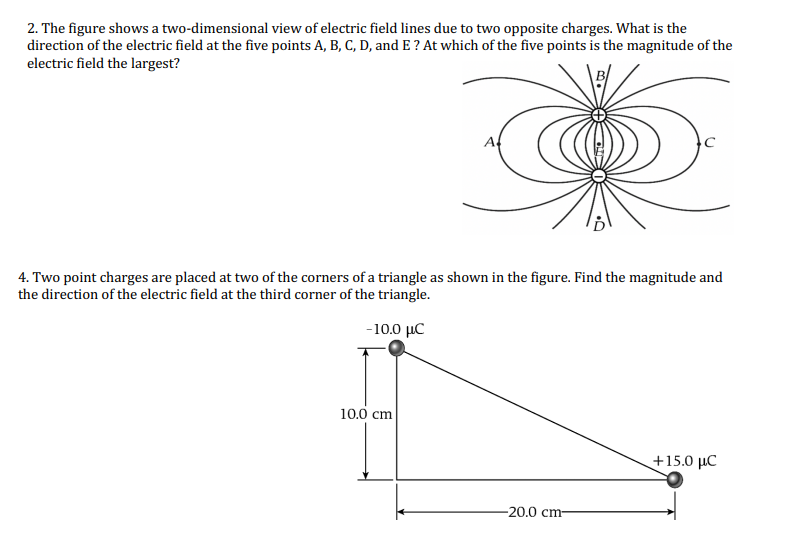 Solved 2. The figure shows a two-dimensional view of | Chegg.com