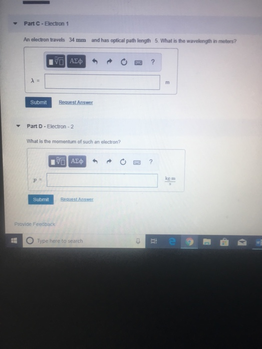 Solved Optical Path Length Calculations-4 parts Learning | Chegg.com