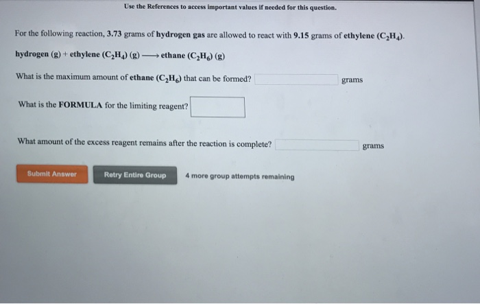 Solved According to the following reaction, how many grams | Chegg.com