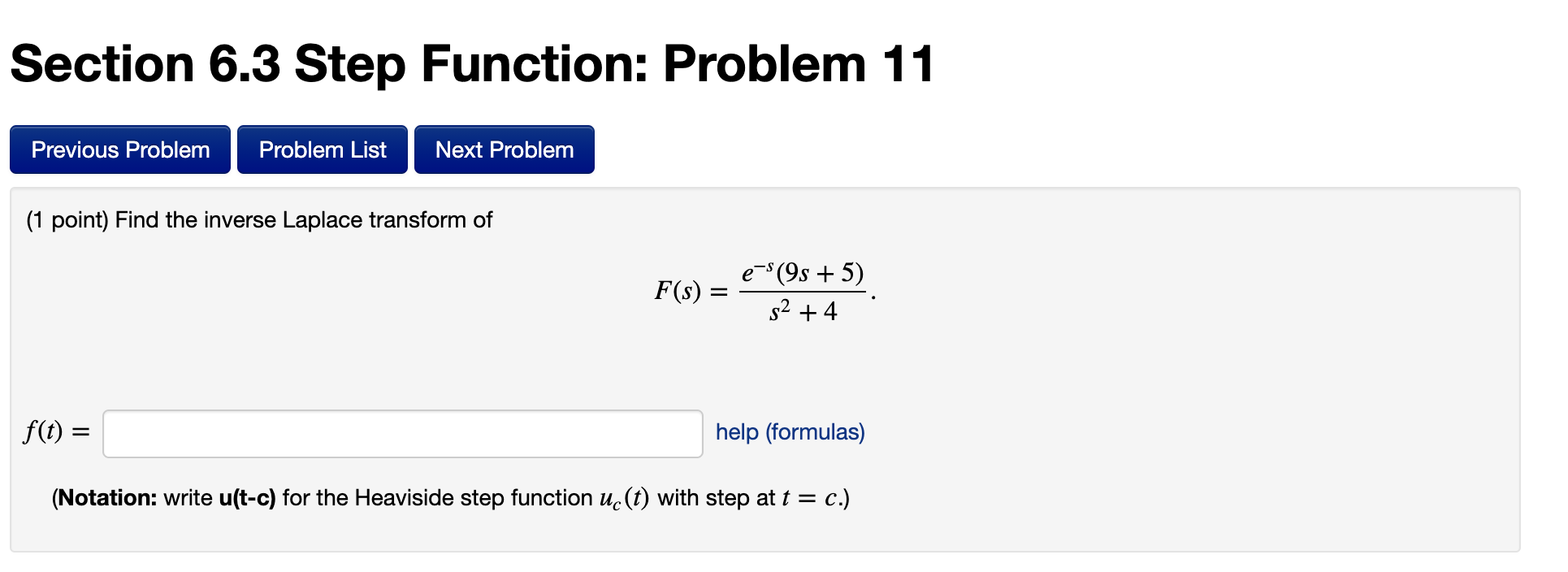 Solved Section 6 3 Step Function Problem 11 Previous