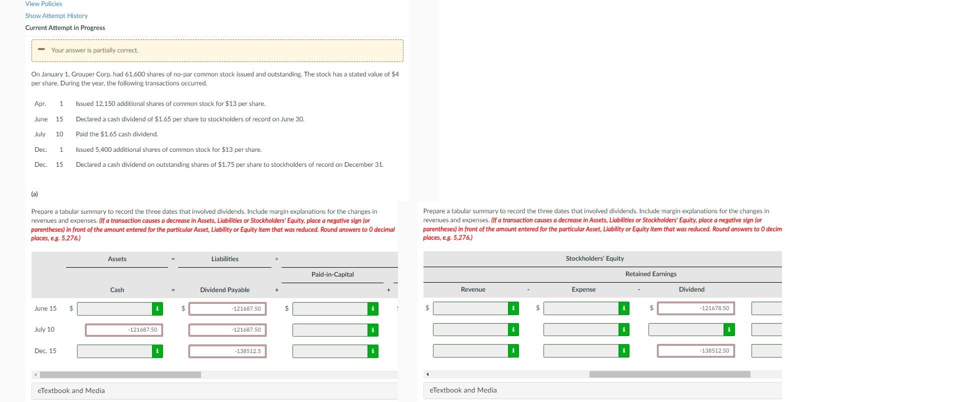 Solved Thank you. I didn't originally have the '-' signs, | Chegg.com