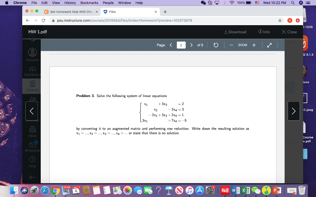 Solved Bookmarks People Wed 10:22 PM View History 100 % | Chegg.com