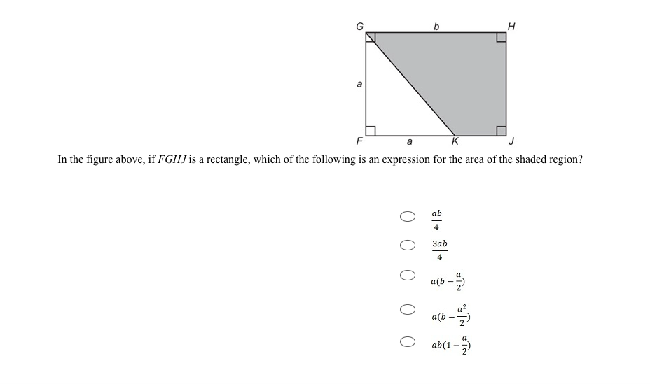 Solved In the figure above, if FGHJ is a rectangle, which of | Chegg.com