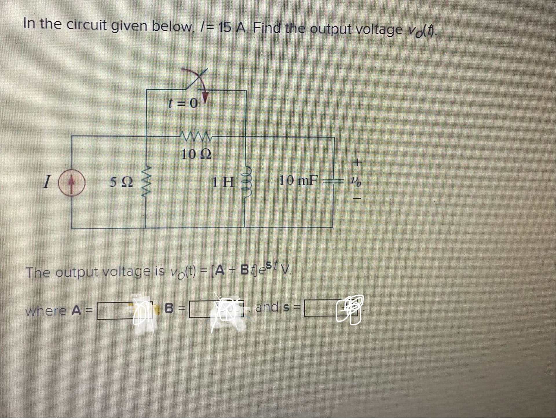 Solved In the circuit given below, I=15 A. Find the output | Chegg.com