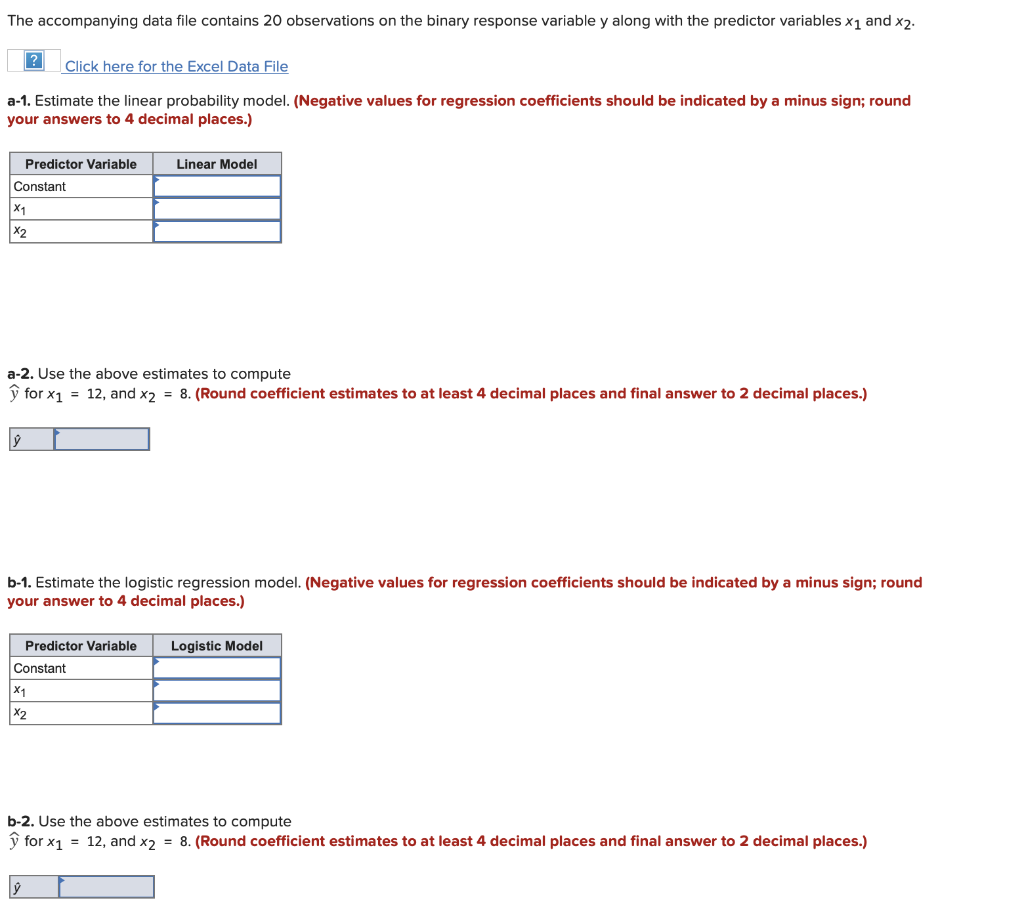 The accompanying data file contains 20 observations | Chegg.com