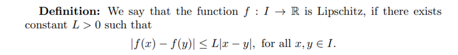 Solved Problem 9. Consider a Lipschitz function f on | Chegg.com
