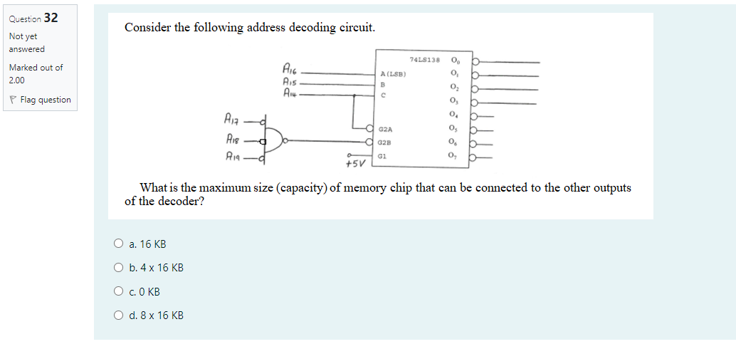 Solved Question 32 Not yet answered Consider the following | Chegg.com
