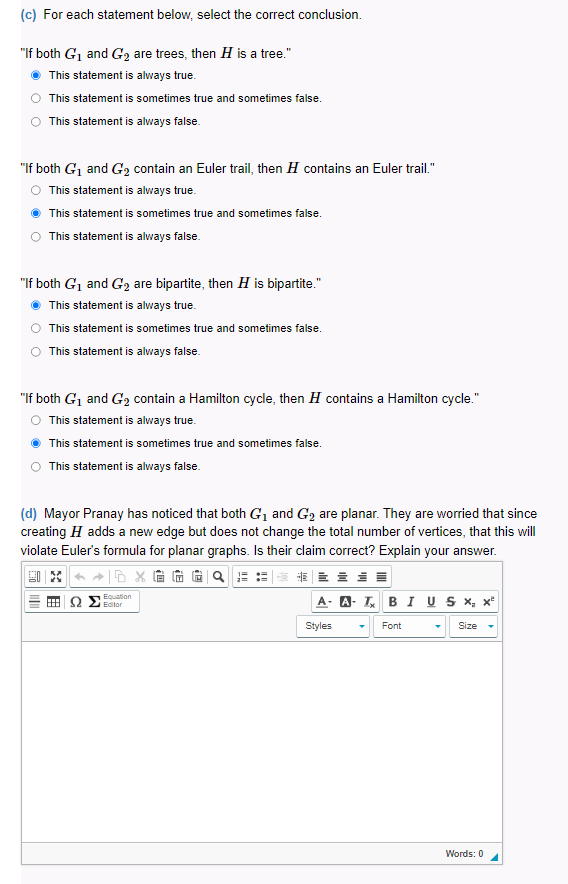 Solved In Algorithmic Archipelago, there are two islands | Chegg.com