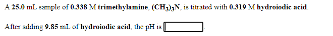 Solved A 29.6 mL sample of 0.393 M diethylamine. (CH3)2NH. | Chegg.com